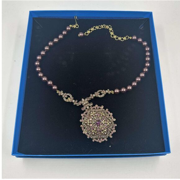 Heidi Daus | Jewelry | Heidi Daus Unforgettable Lavaliere Purple Gold ...